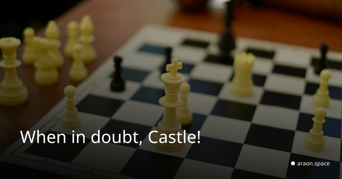 When in doubt, Castle! | Araon